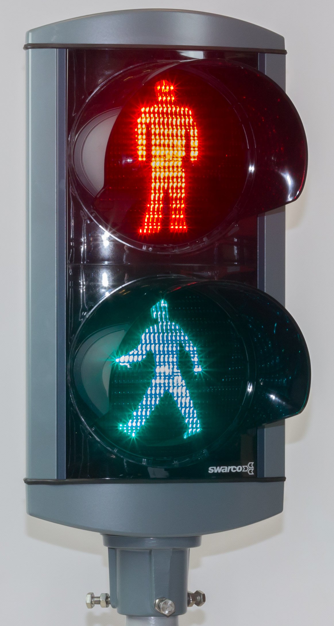 42V 2-sken gångare med rör fäste - swarco