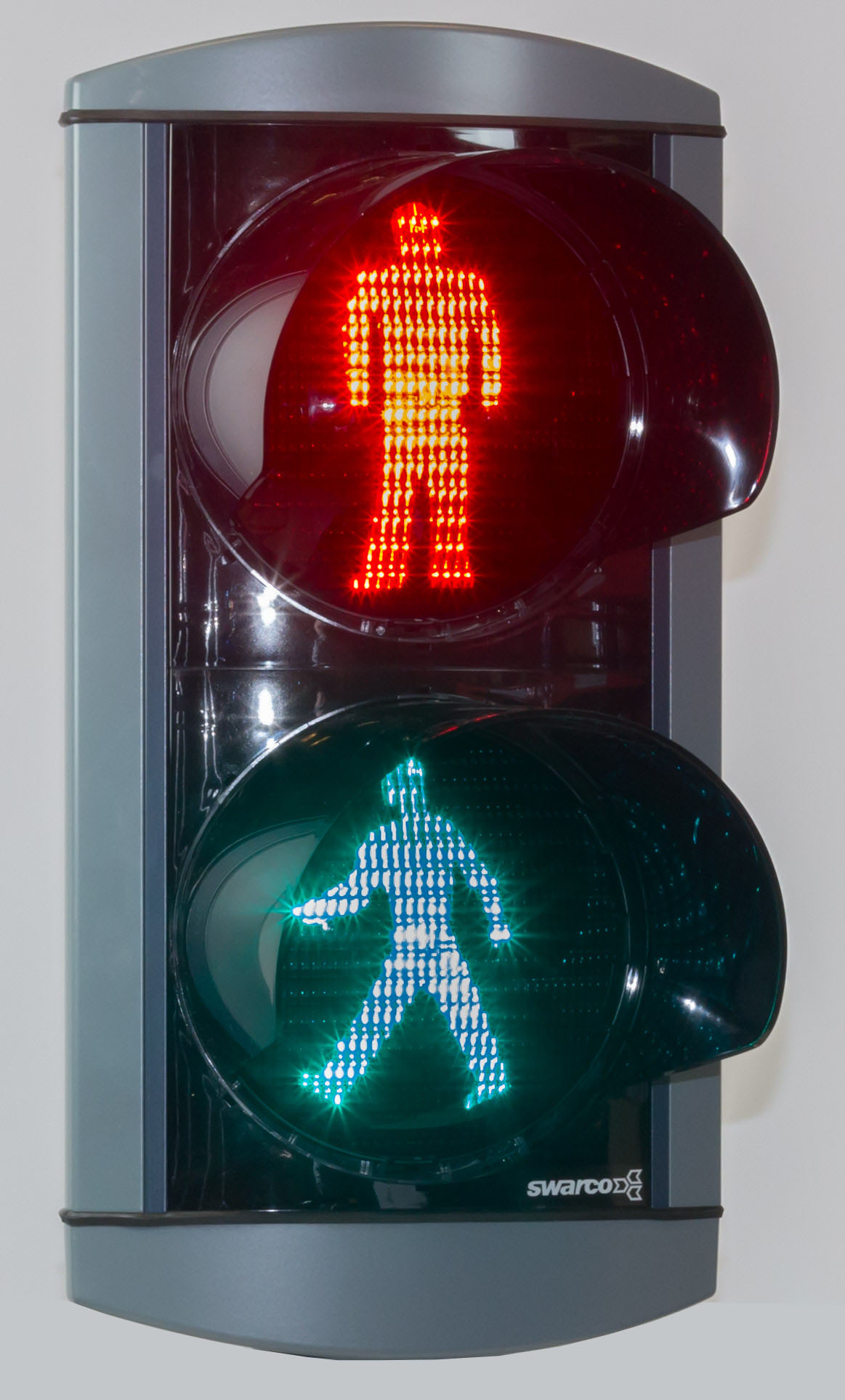 ALUSTAR 2-sken 210 mm LED Gåfigur - swarco